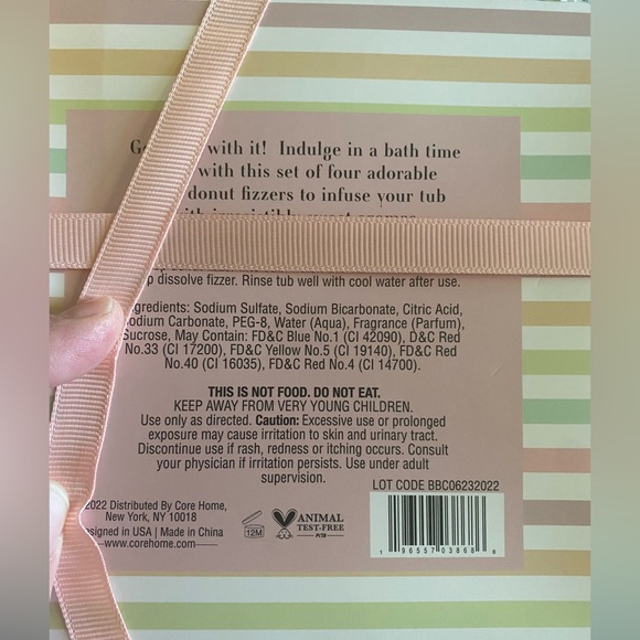 Maison De Base | Bath & Body | Nwt Donut Bath Bomb Fizzer Set Madison ...